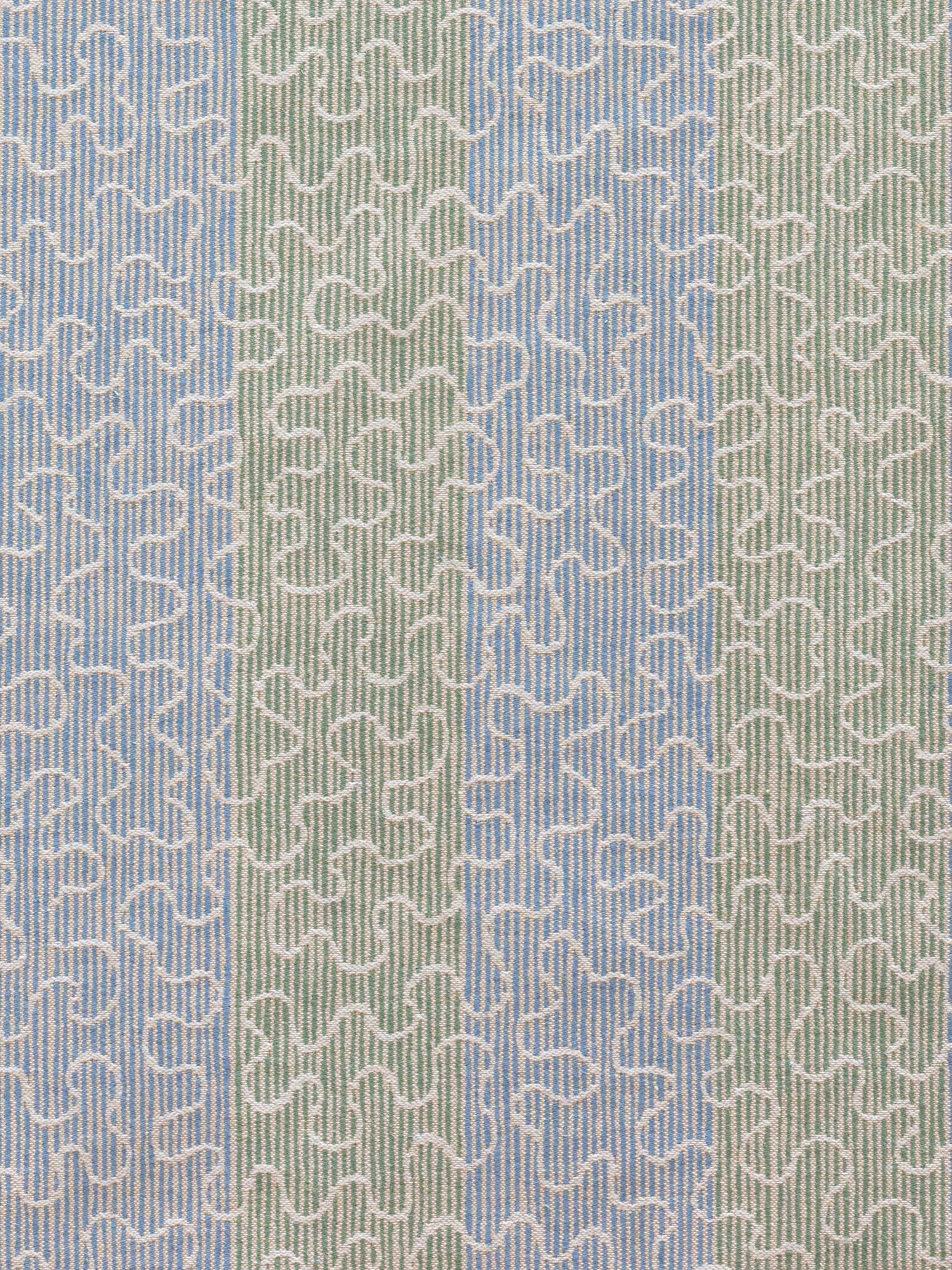 Squiggle Stripe Fabric | Woven Mochaware Design by Kate Hawkins for ...